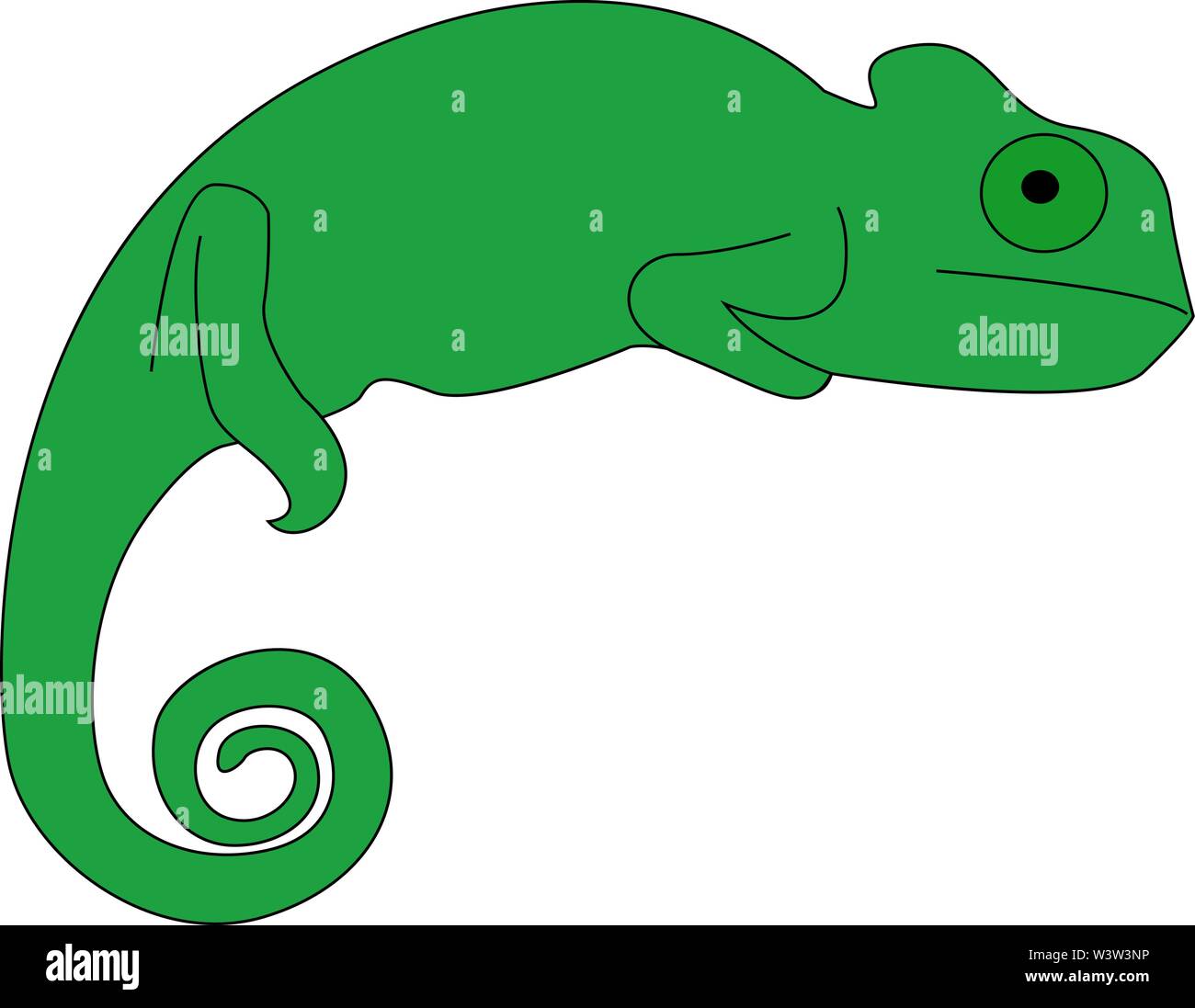 Wild animal sign on green Stock Vector Images - Alamy