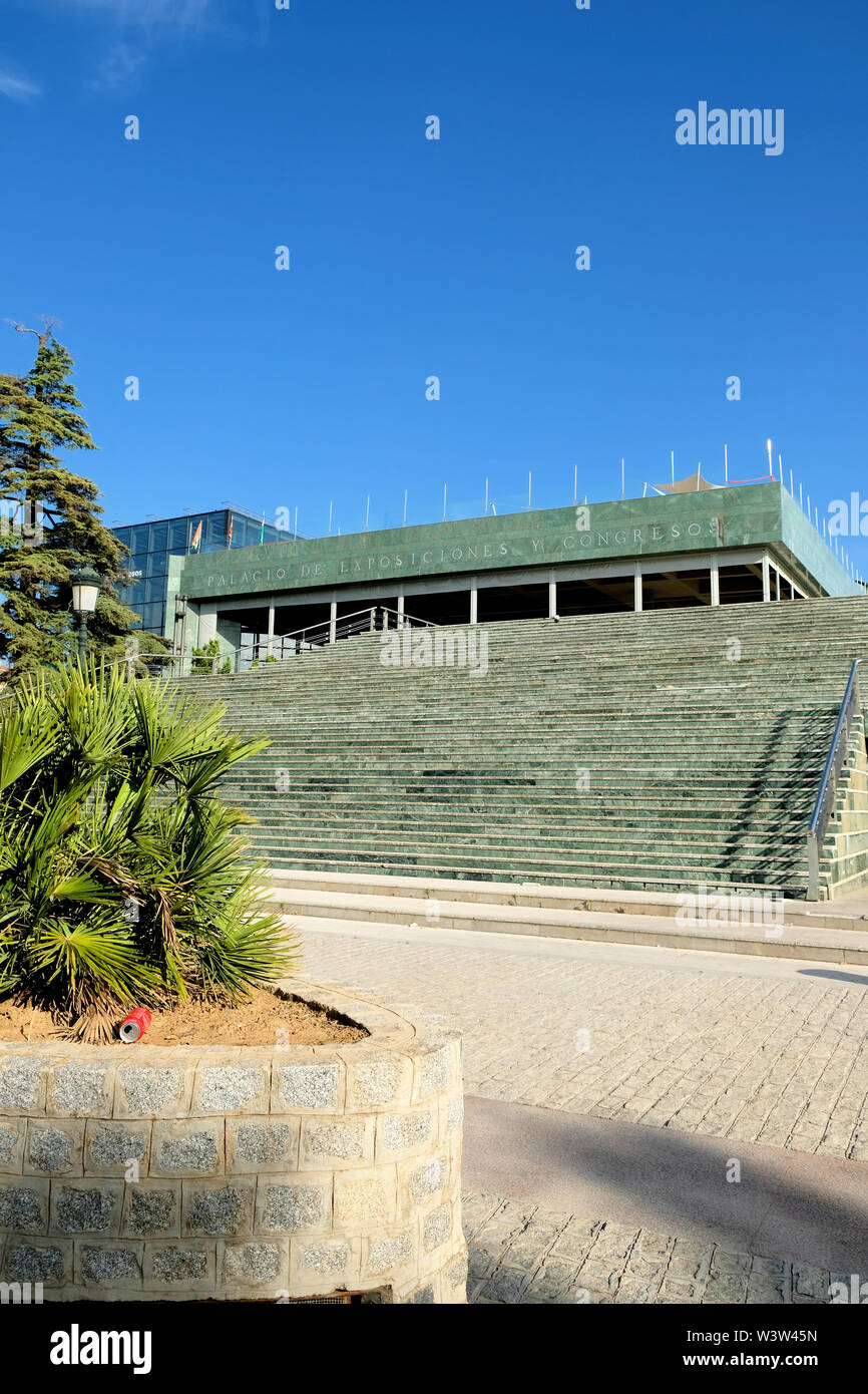 Exterior view of the Palacio de Exposiciones y Congresos convention ...