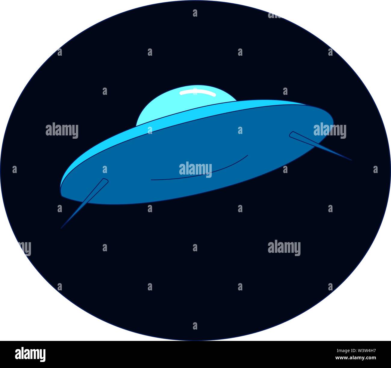 Futuristic space ship in Cut Out Stock Images & Pictures - Alamy