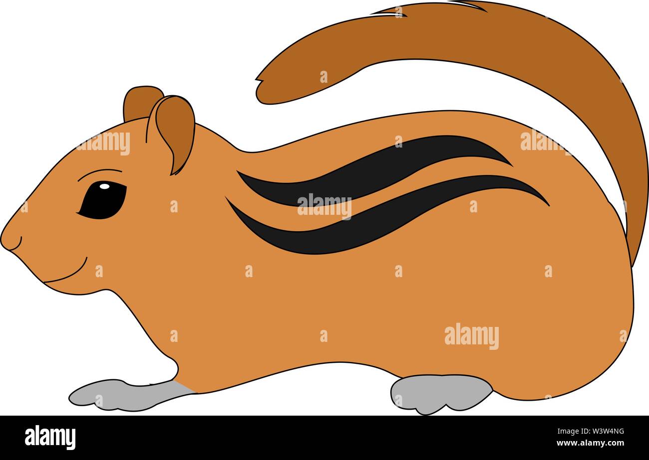 Beaver silhouette on white Stock Vector Images - Alamy