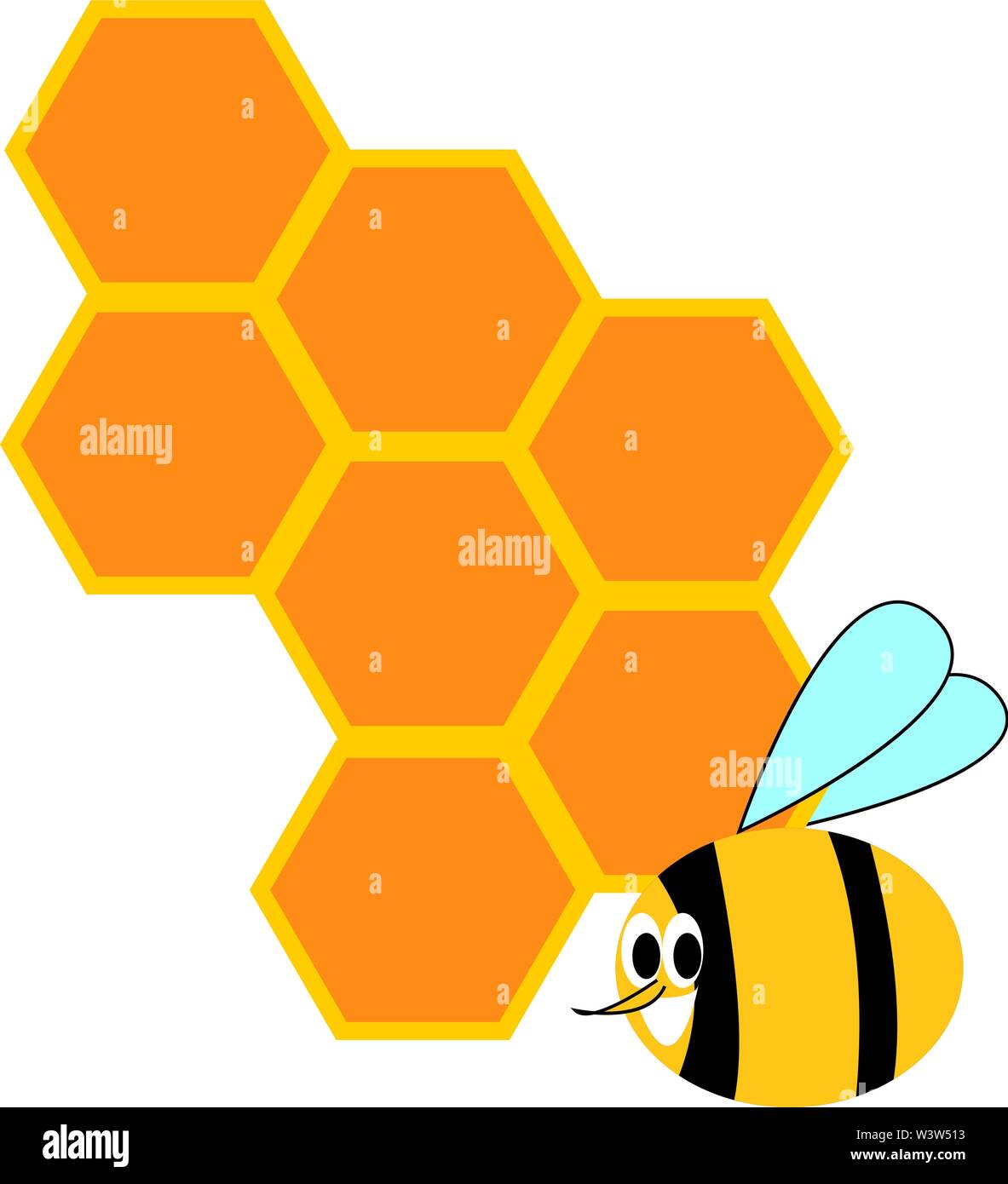 Honeycomb texture black white Cut Out Stock Images & Pictures - Alamy