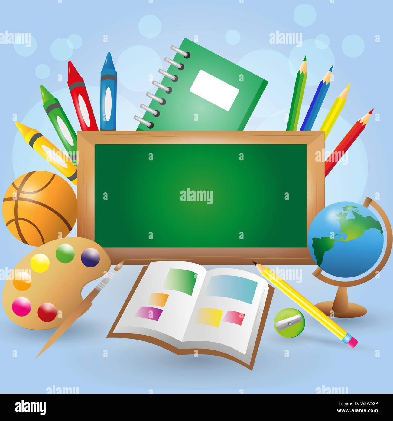 School Supplies Background Png