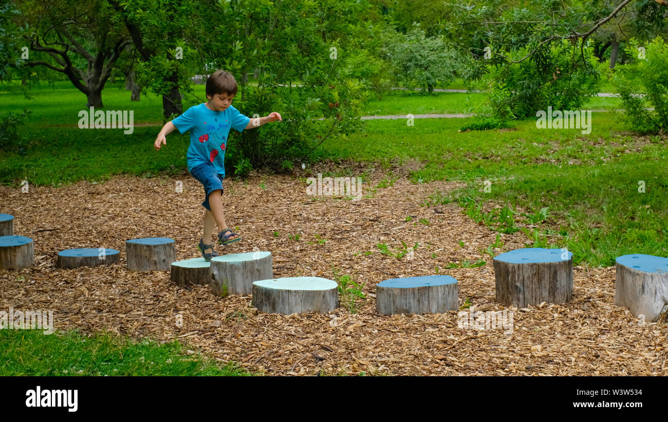 Child having fun at Nature is Your Shelter Exhibit at Montreal's ...