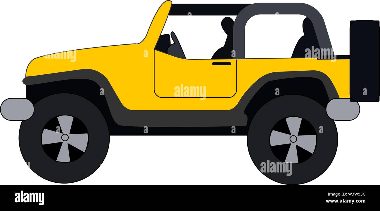 Jeep Wrangler Cartoon Icon