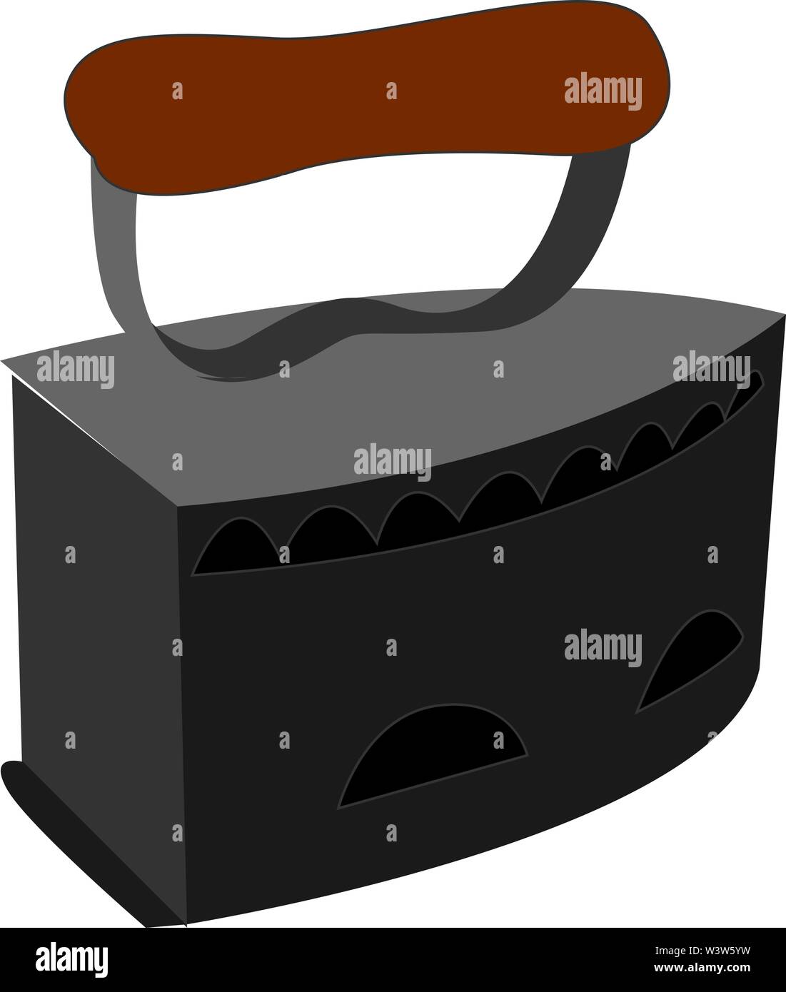 Old classic antique vintage iron Stock Vector Images - Alamy