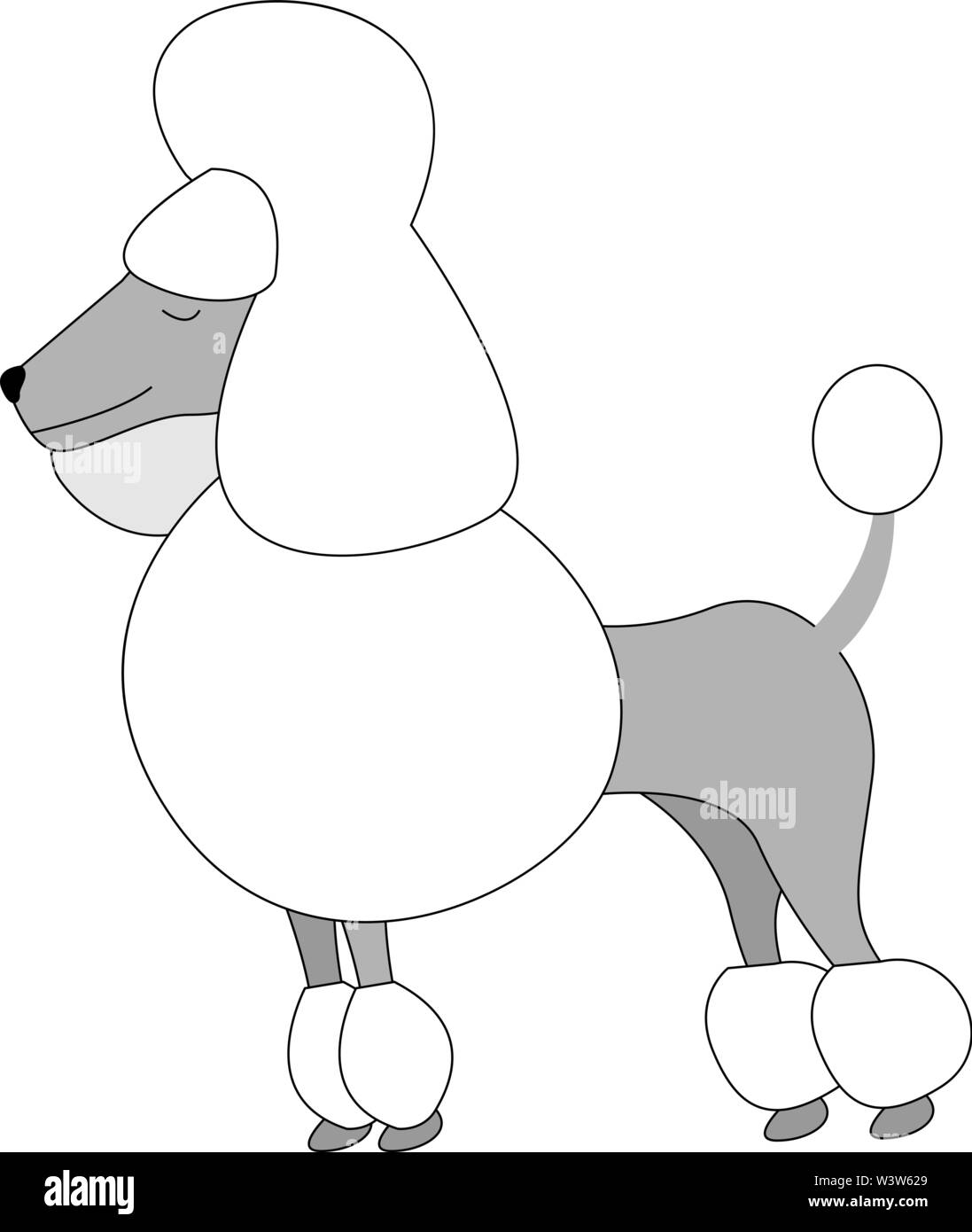 Pink background white cartoon Black and White Stock Photos & Images - Alamy