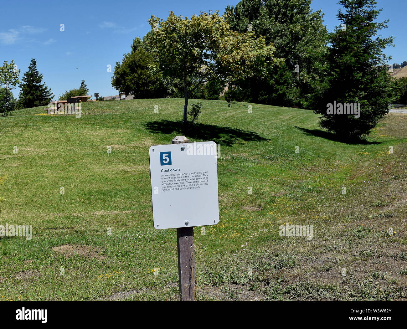 Cool Down area sign in Quarry Lakes Regional Recreation Area ...