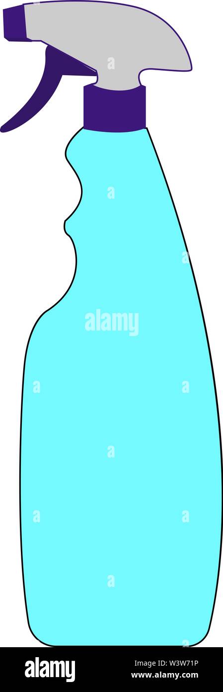 Cleaner washing window spray Stock Vector Images - Alamy