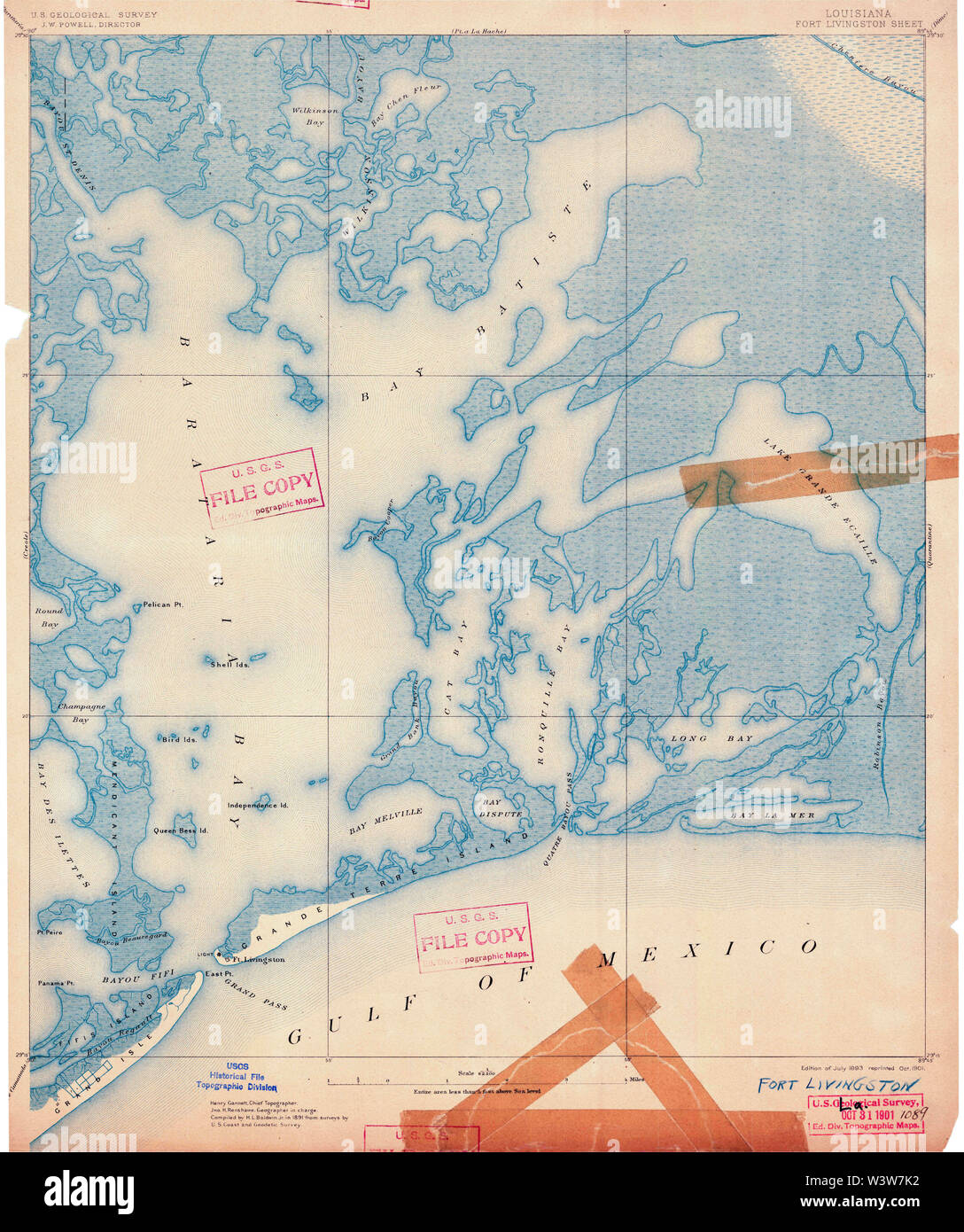 Livingston louisiana map hi-res stock photography and images - Alamy