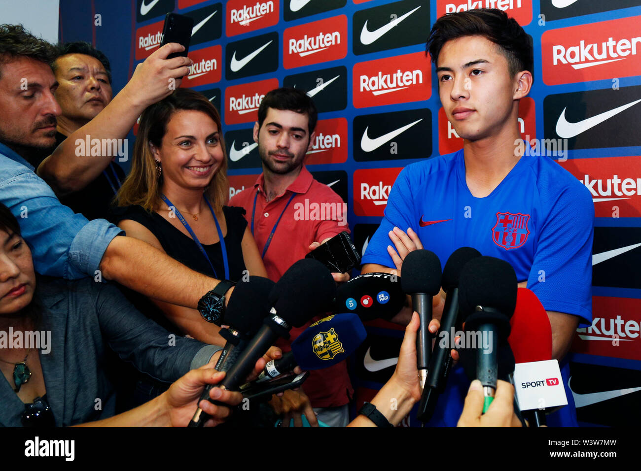 San Joan Despi, Spain. Credit: D. 17th July, 2019. Hiroki Abe ...