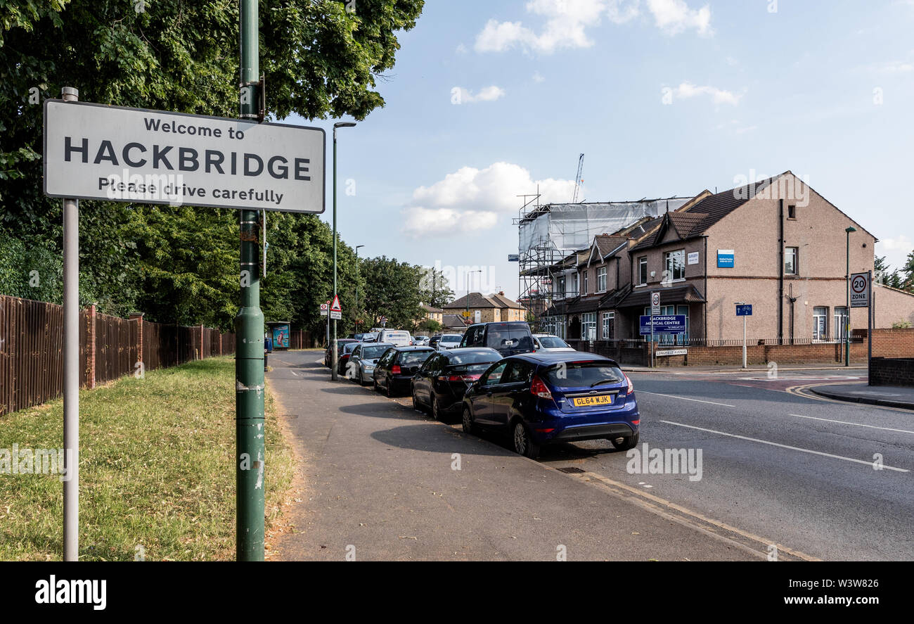 Hackbridge South London UK Stock Photo - Alamy