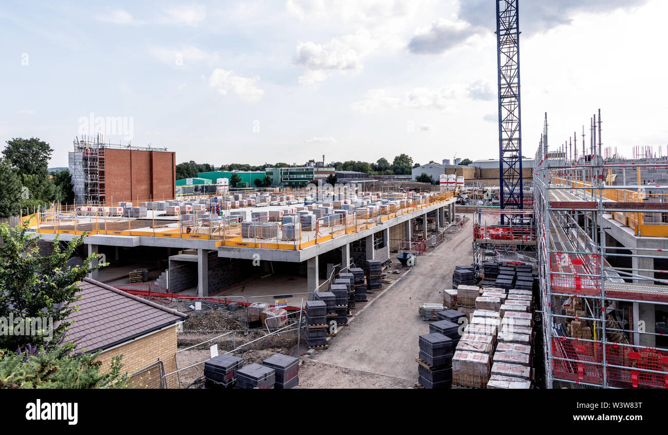 Barratt Homes Development Hackbridge South London UK Stock Photo - Alamy