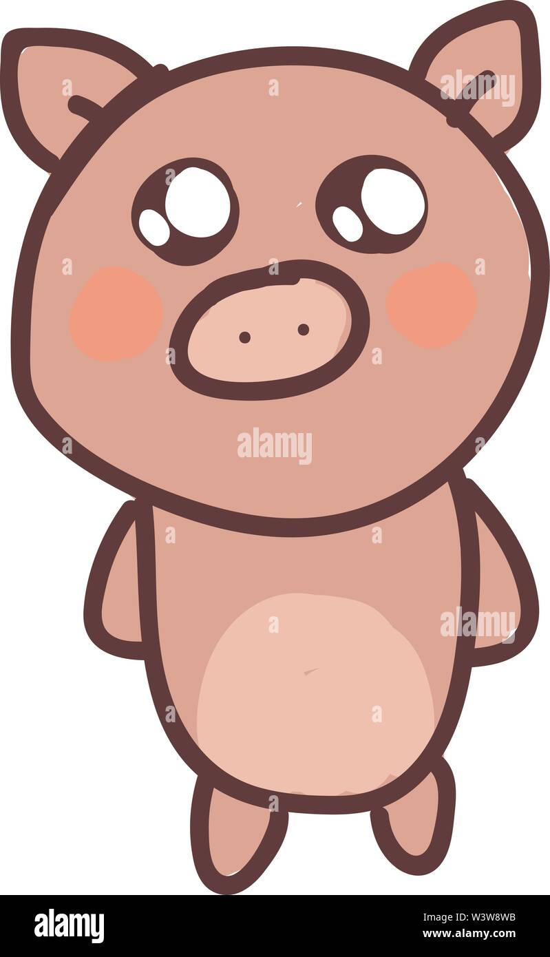 Cute little piglet Cut Out Stock Images & Pictures - Alamy