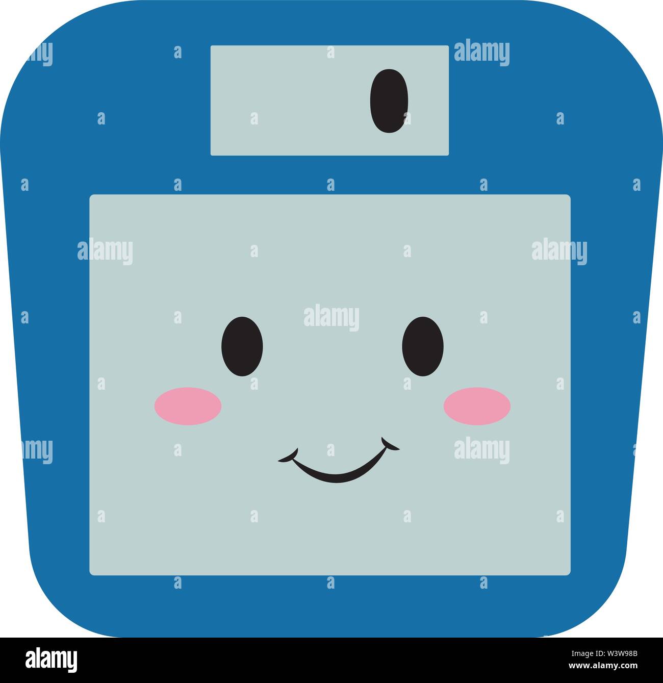 Floppy disk character retro Cut Out Stock Images & Pictures - Alamy