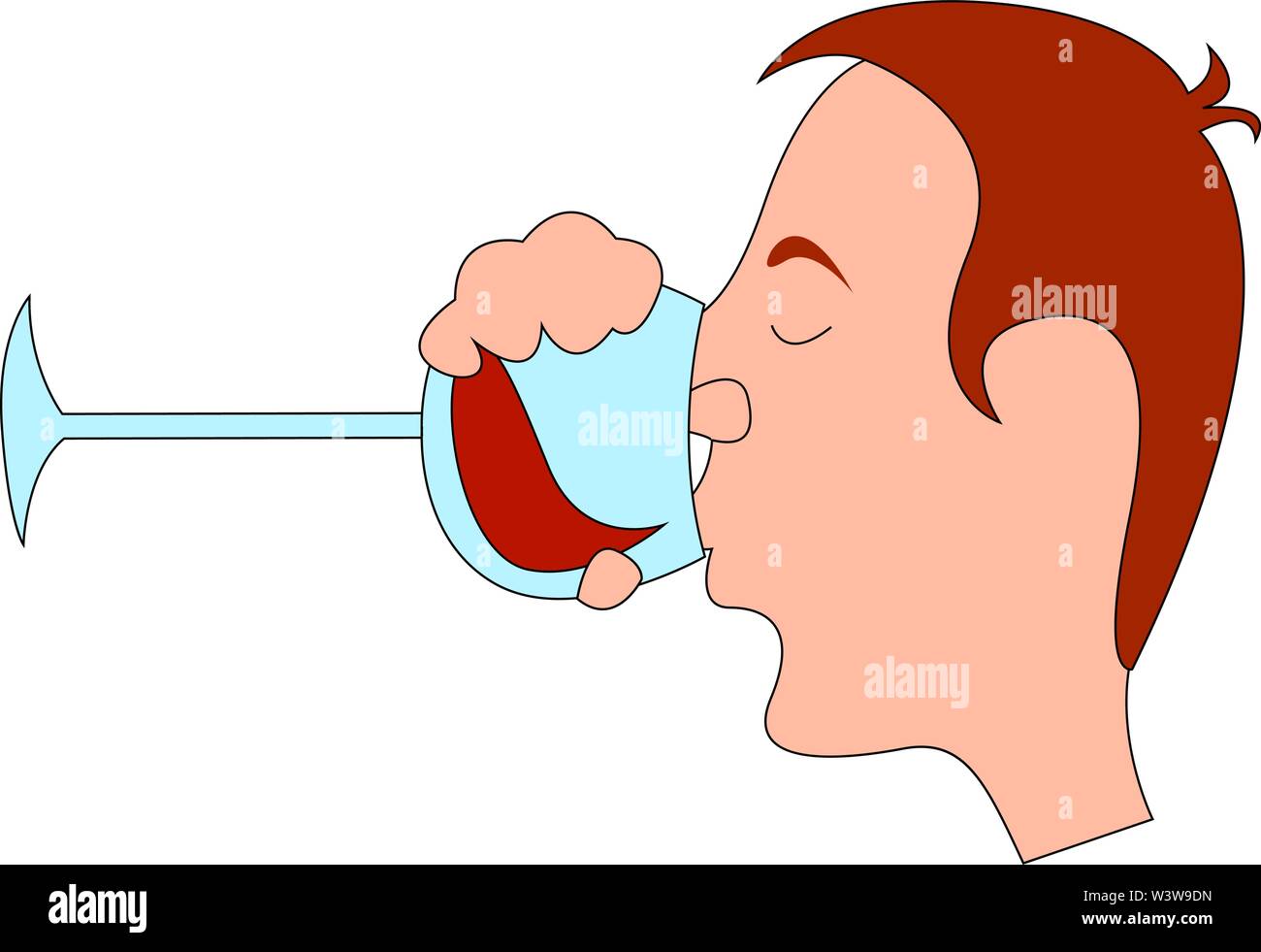 Silhouette people drinking vector hi-res stock photography and images ...