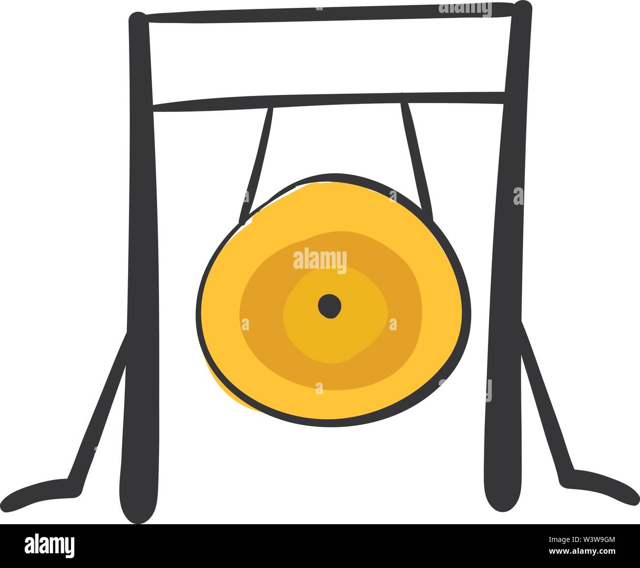 Golden chain on white Stock Vector Images - Alamy