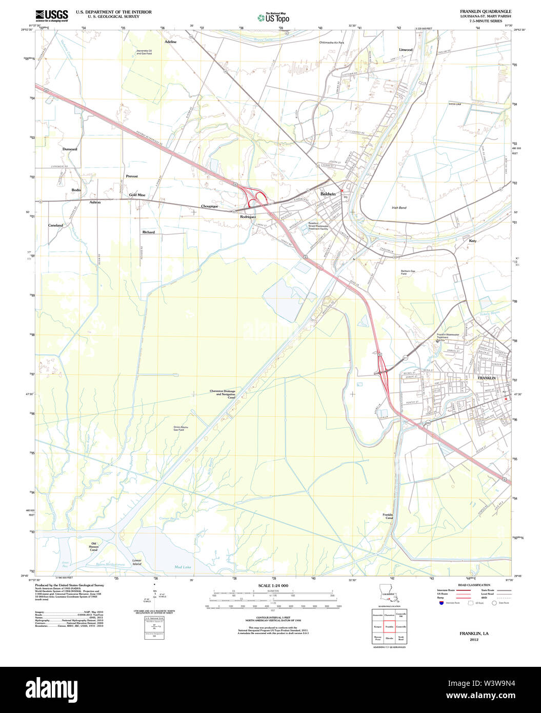 Franklin map Cut Out Stock Images & Pictures - Alamy