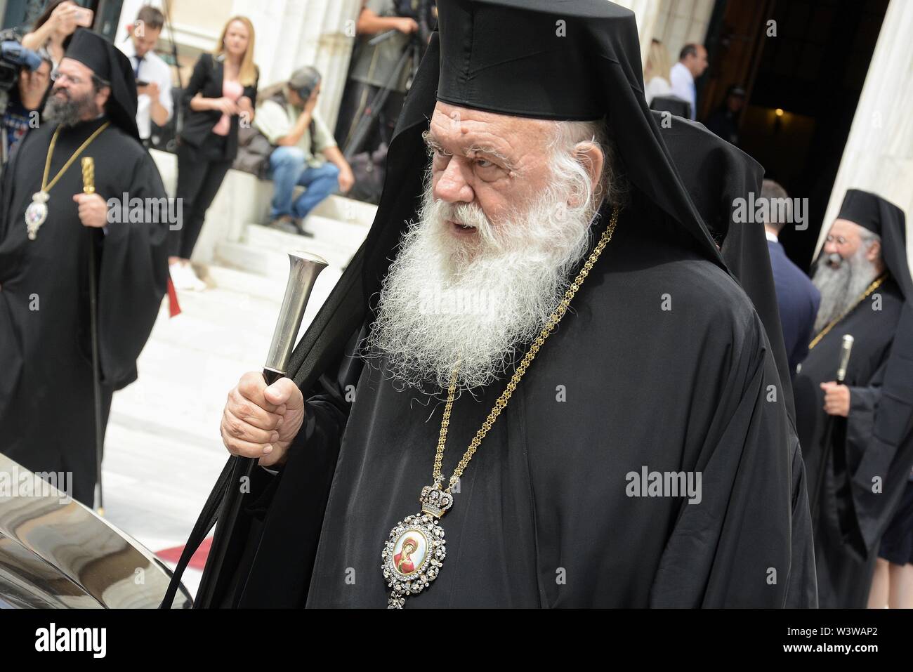 Greek orthodox archbishop hi-res stock photography and images - Alamy