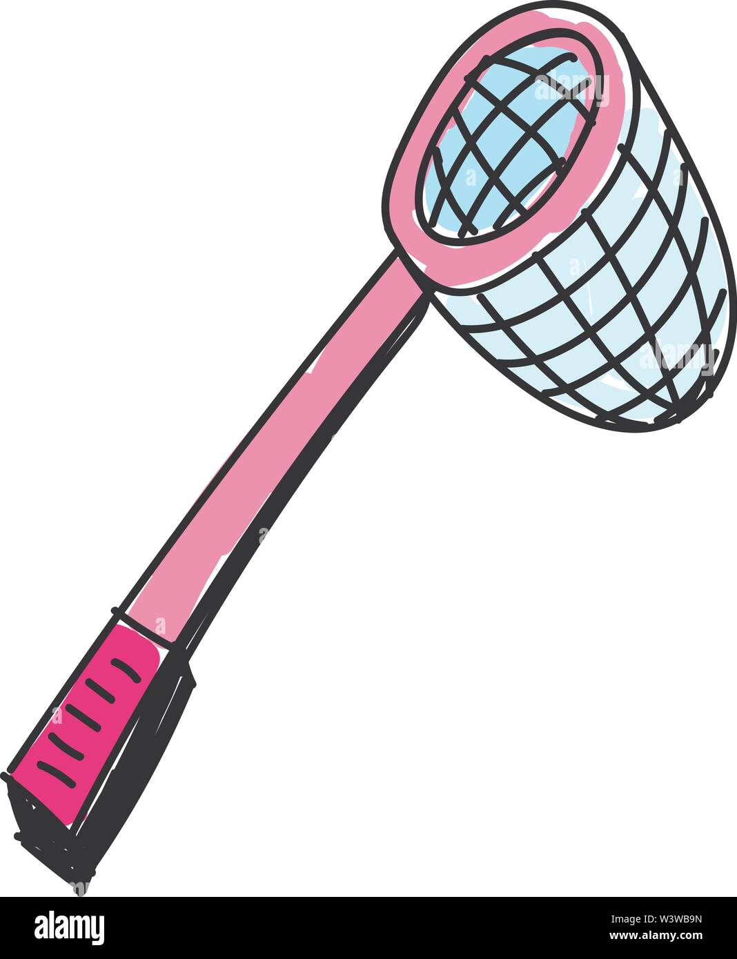 Purple net, illustration, vector on white background Stock Vector Image ...