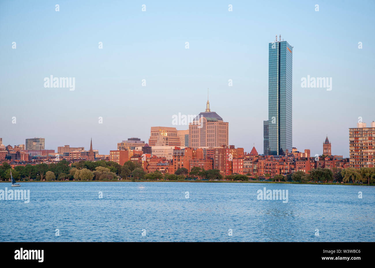 Boston's Back Bay skyline Stock Photo - Alamy