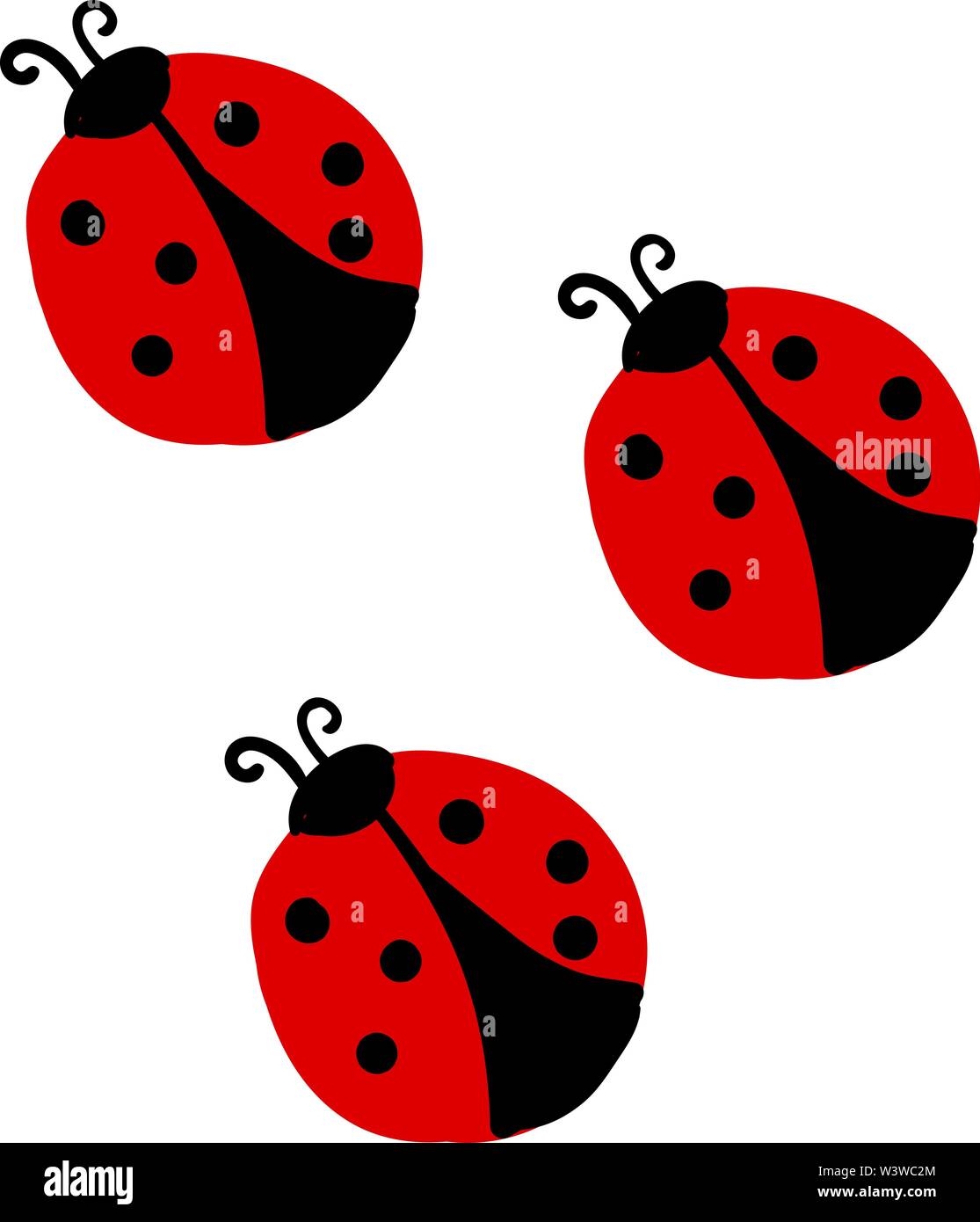 Ladybugs vector vectors hi-res stock photography and images - Alamy