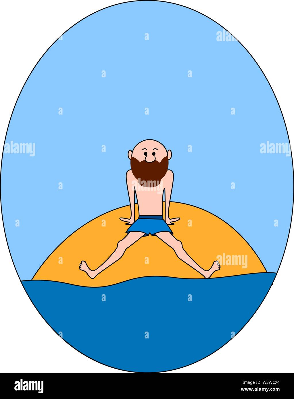 Abandoned boat at sea Stock Vector Images - Alamy