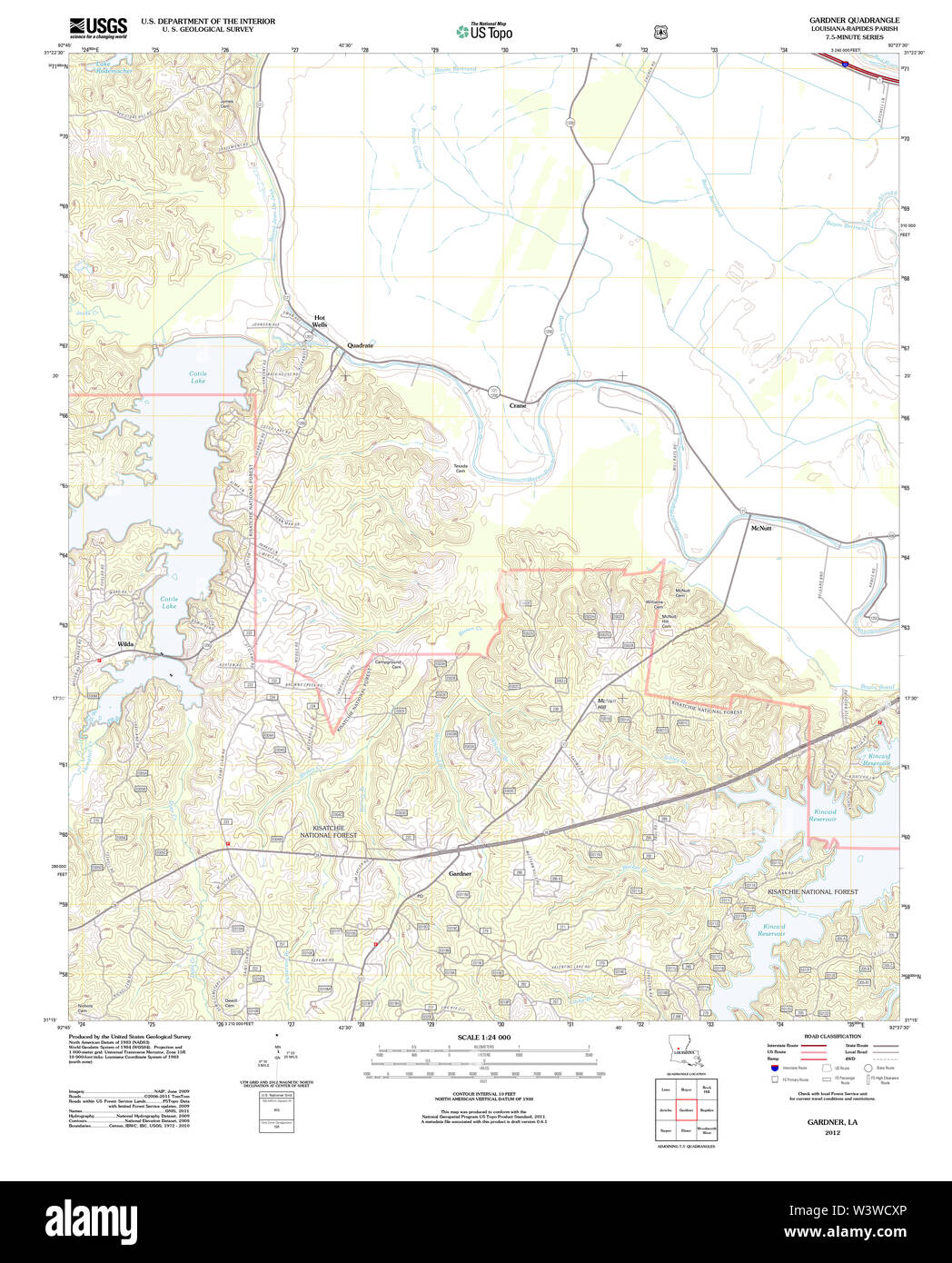 Map of gardner Cut Out Stock Images & Pictures - Alamy
