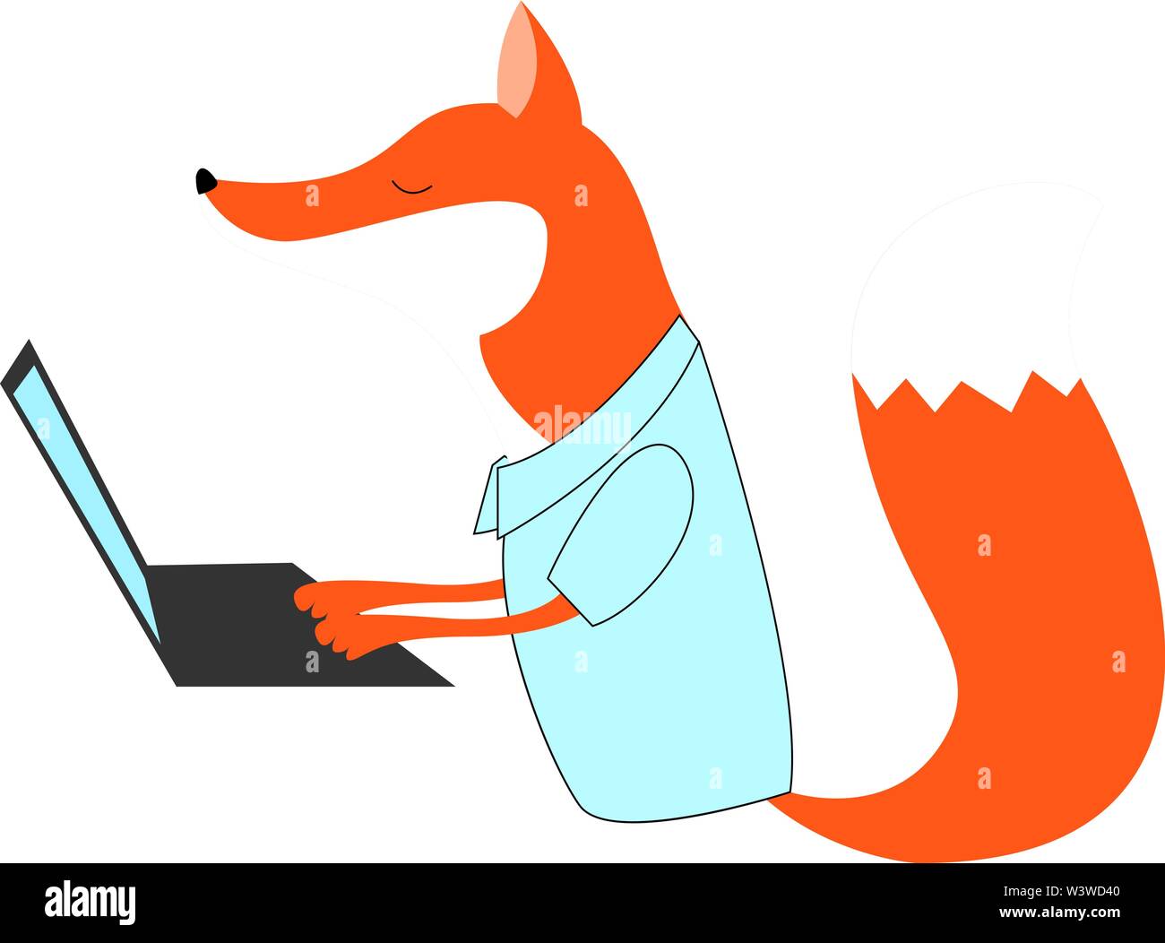 Child breakfast with dog Stock Vector Images - Alamy