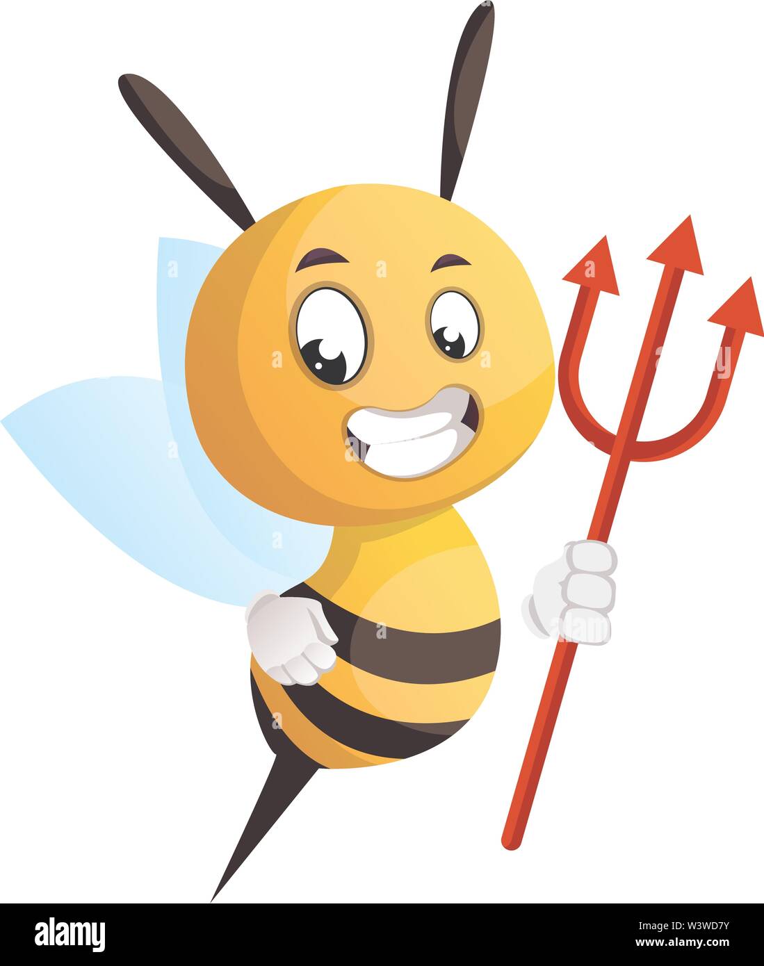 Bee devil Stock Vector Images - Alamy