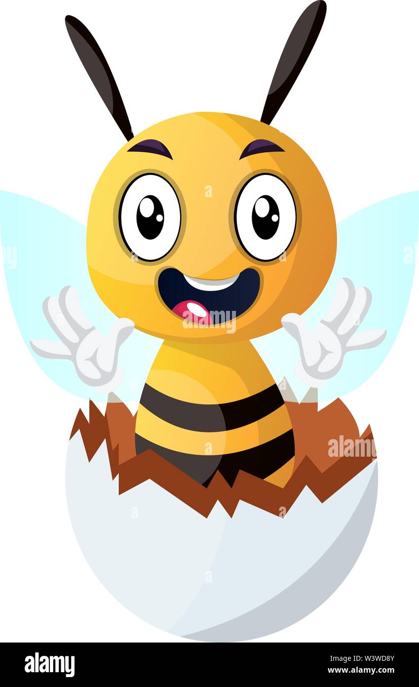 Bee broken wing Stock Vector Images - Alamy