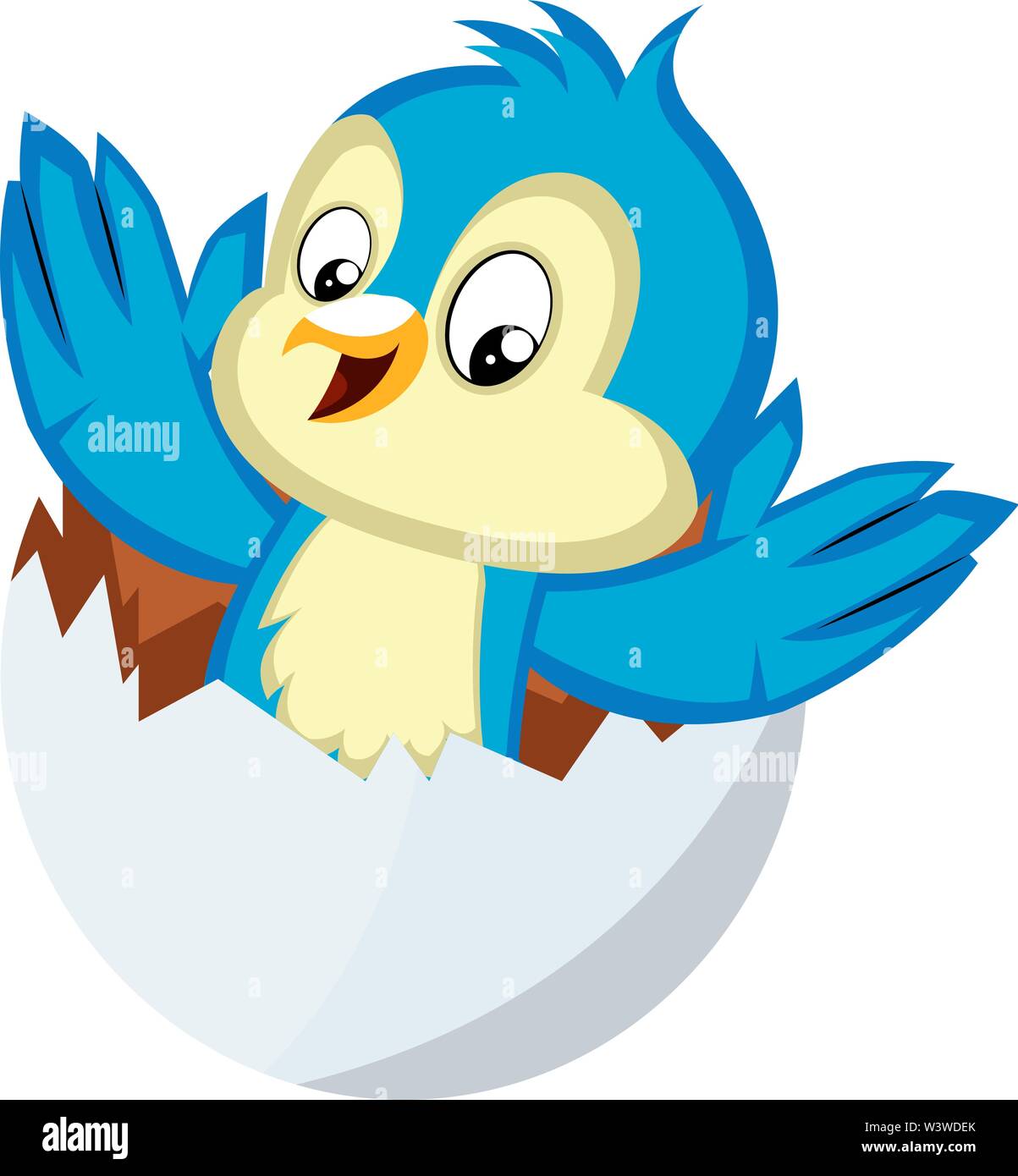 Coming out of shell Stock Vector Images - Alamy