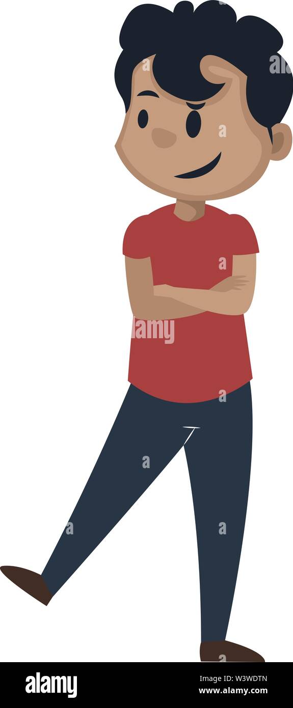 Nervous kid Stock Vector Images - Alamy
