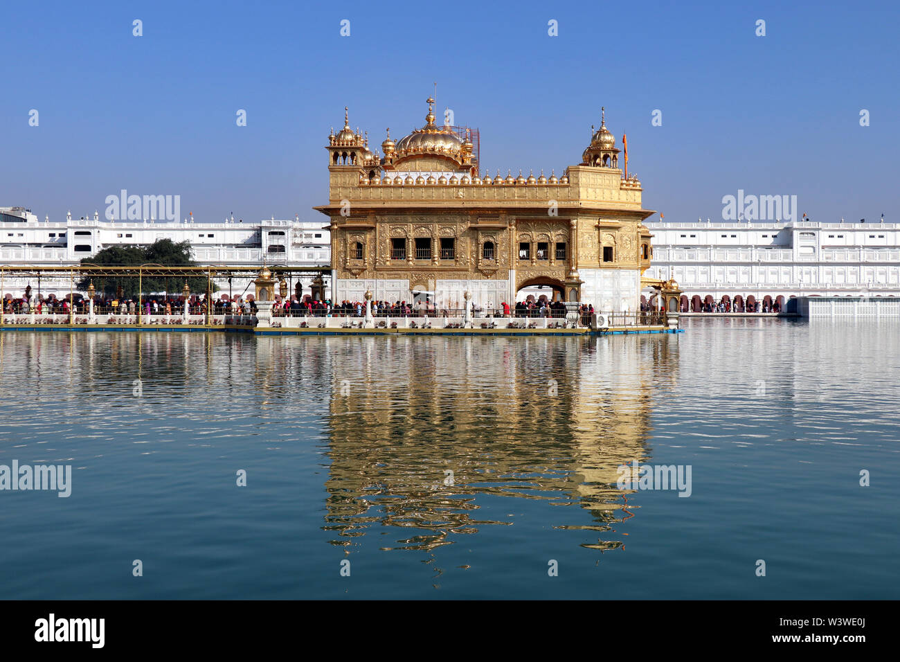 The Golden Temple at Amritsar in Punjab, India. Harmandir Sahib ...