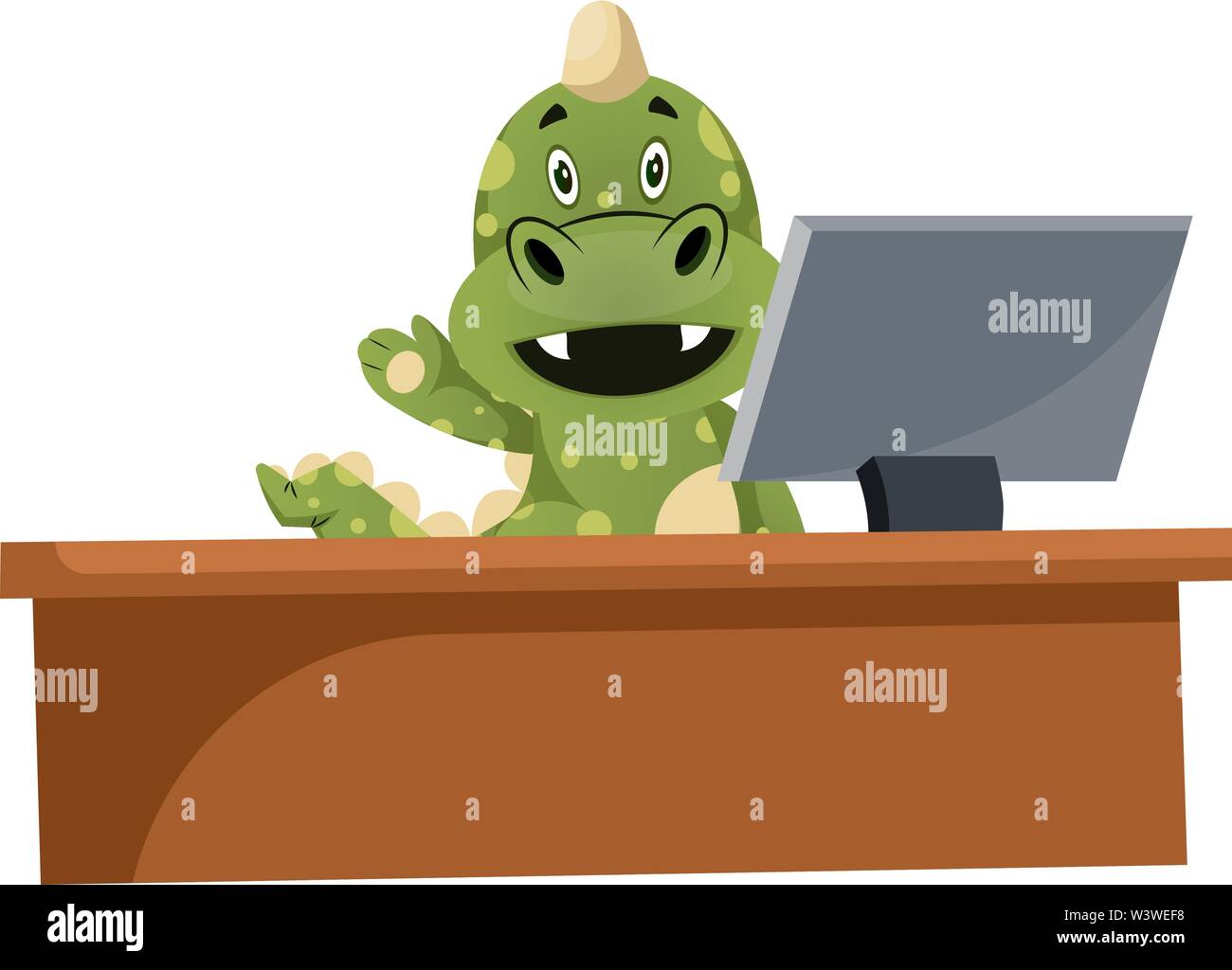 Computer monitor green screen hi-res stock photography and images - Alamy