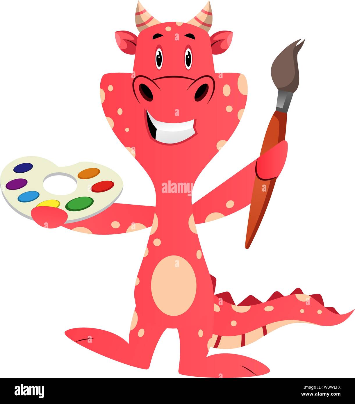 Dragon face paint Stock Vector Images - Alamy