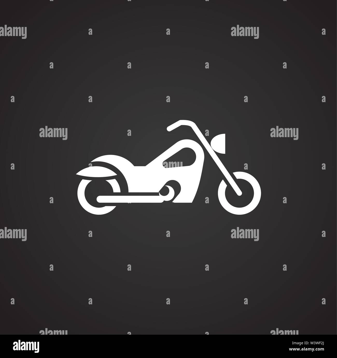 Moto related icon on background for graphic and web design. Simple ...