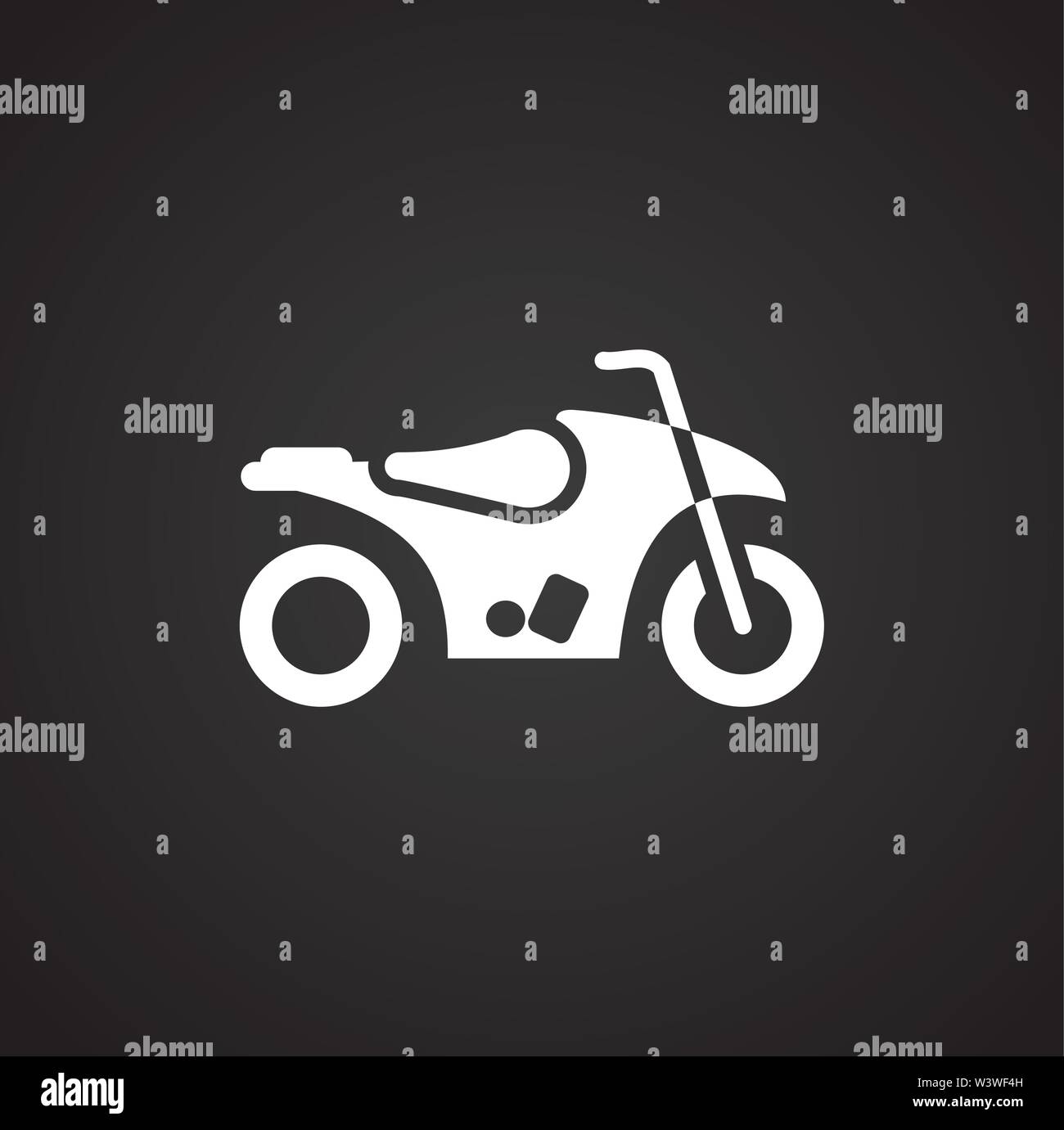 Moto related icon on background for graphic and web design. Simple ...
