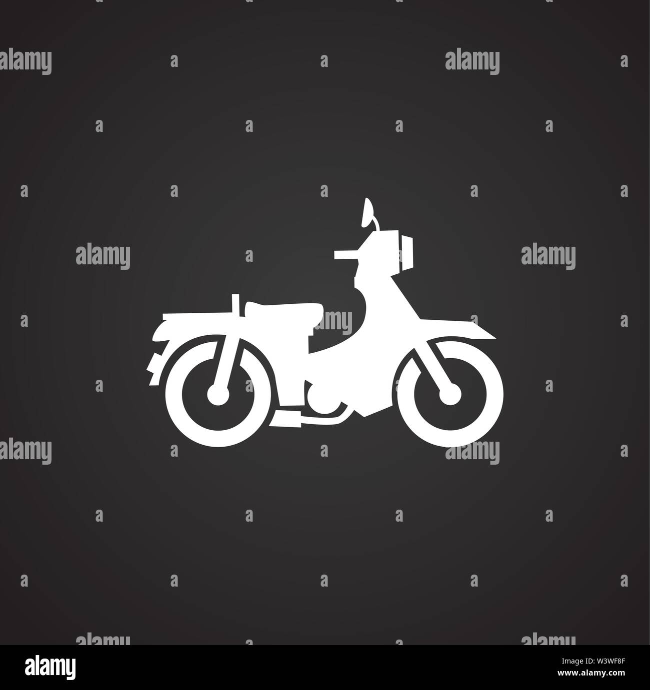 Moto related icon on background for graphic and web design. Simple ...