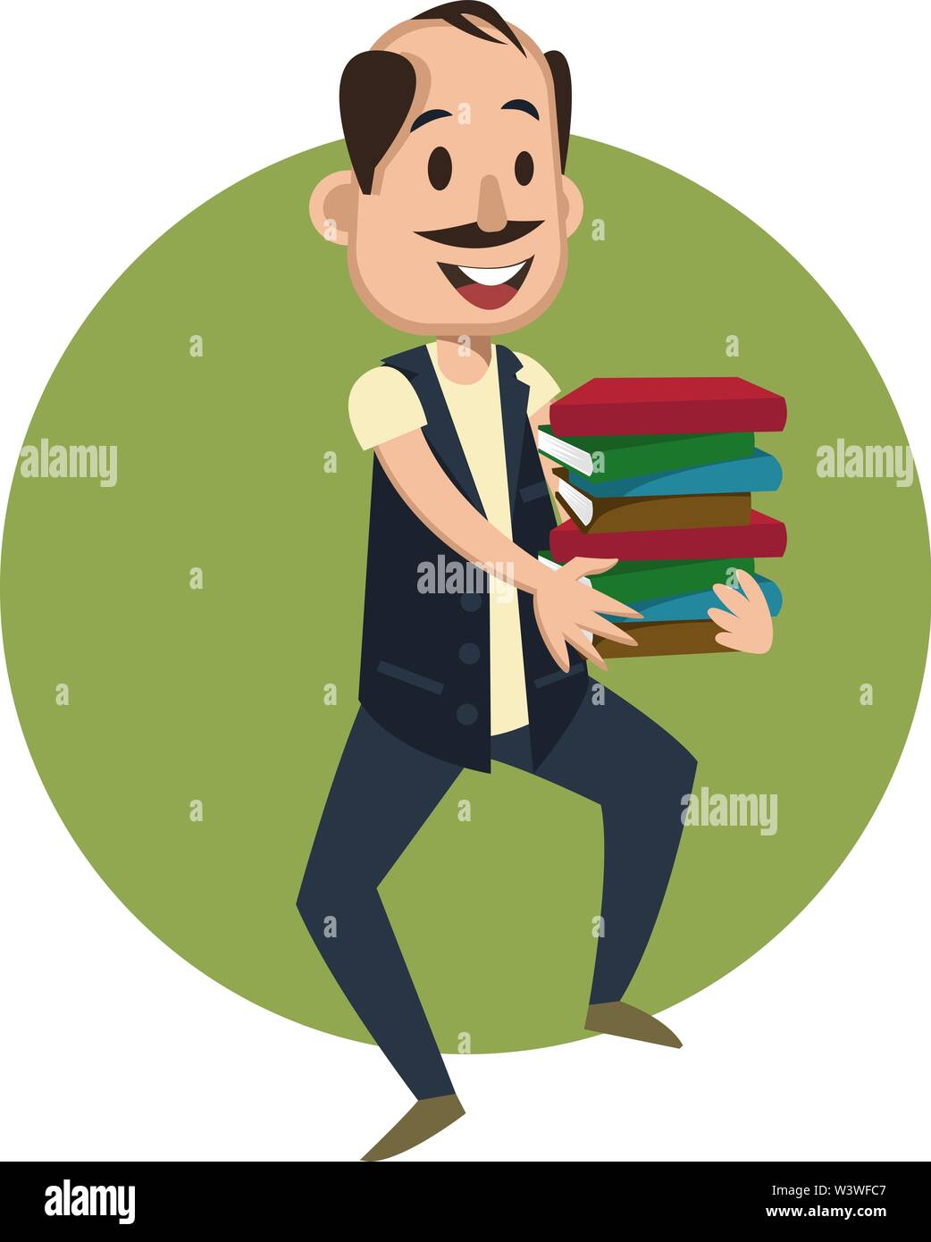 Presenting book Stock Vector Images - Alamy