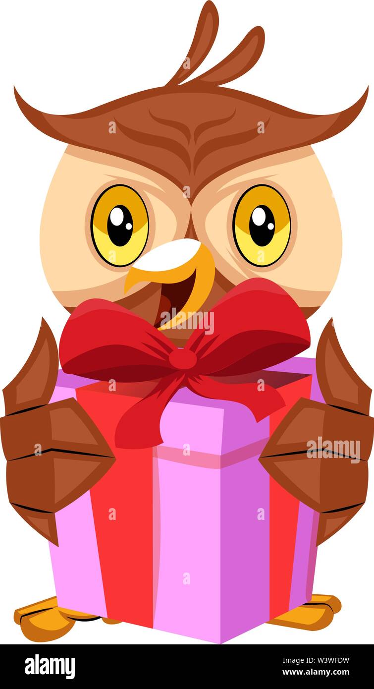 Gift box holding red Stock Vector Images - Alamy