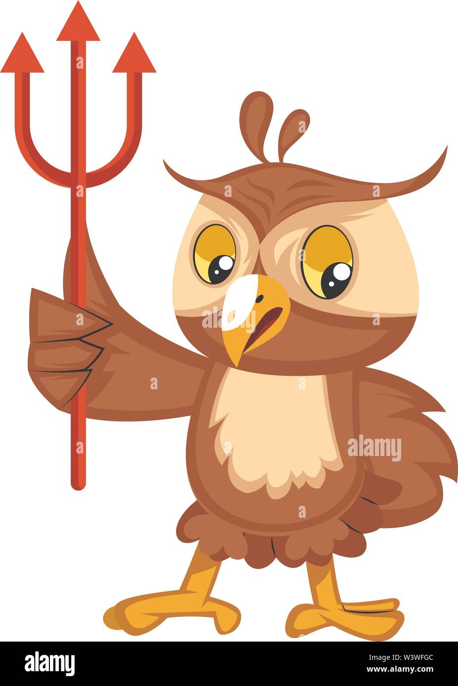 Owl on guard Stock Vector Images - Alamy