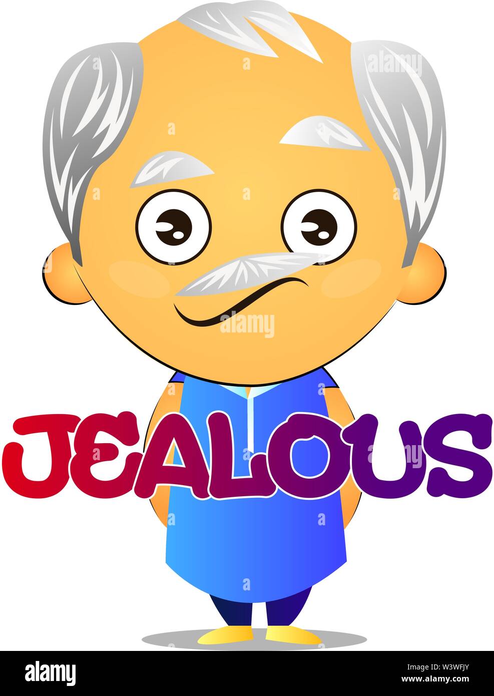 Jealous Man Clipart