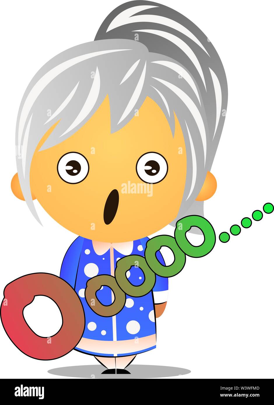 Silly grandma Stock Vector Images - Alamy