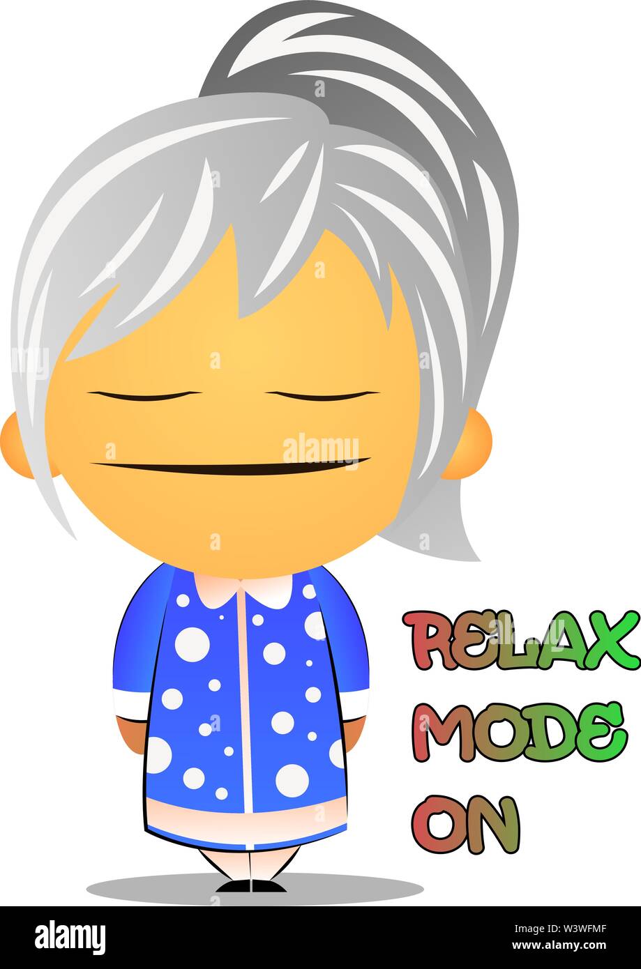 Grandma relaxation Cut Out Stock Images & Pictures - Alamy