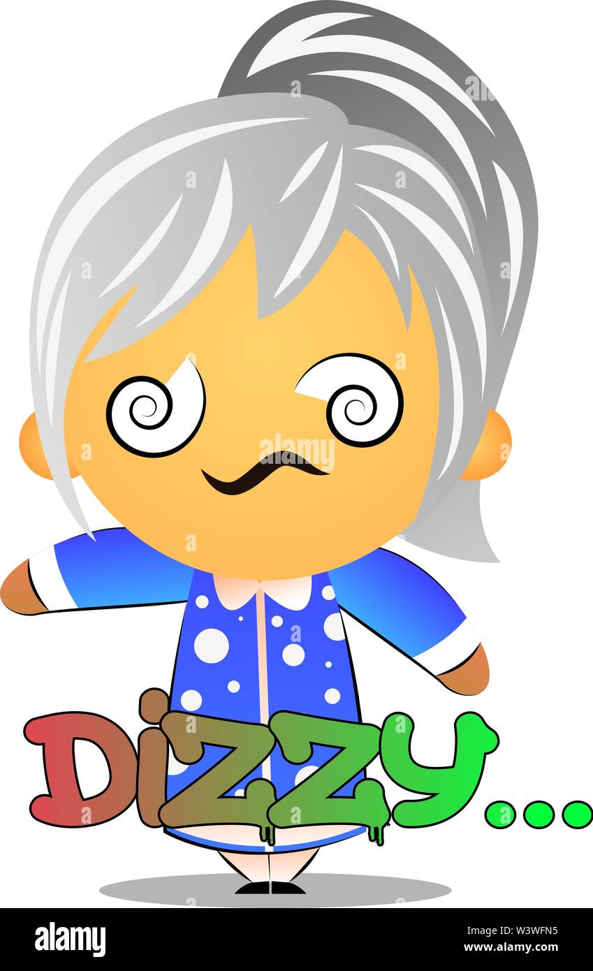 Old lady spinning Stock Vector Images - Alamy