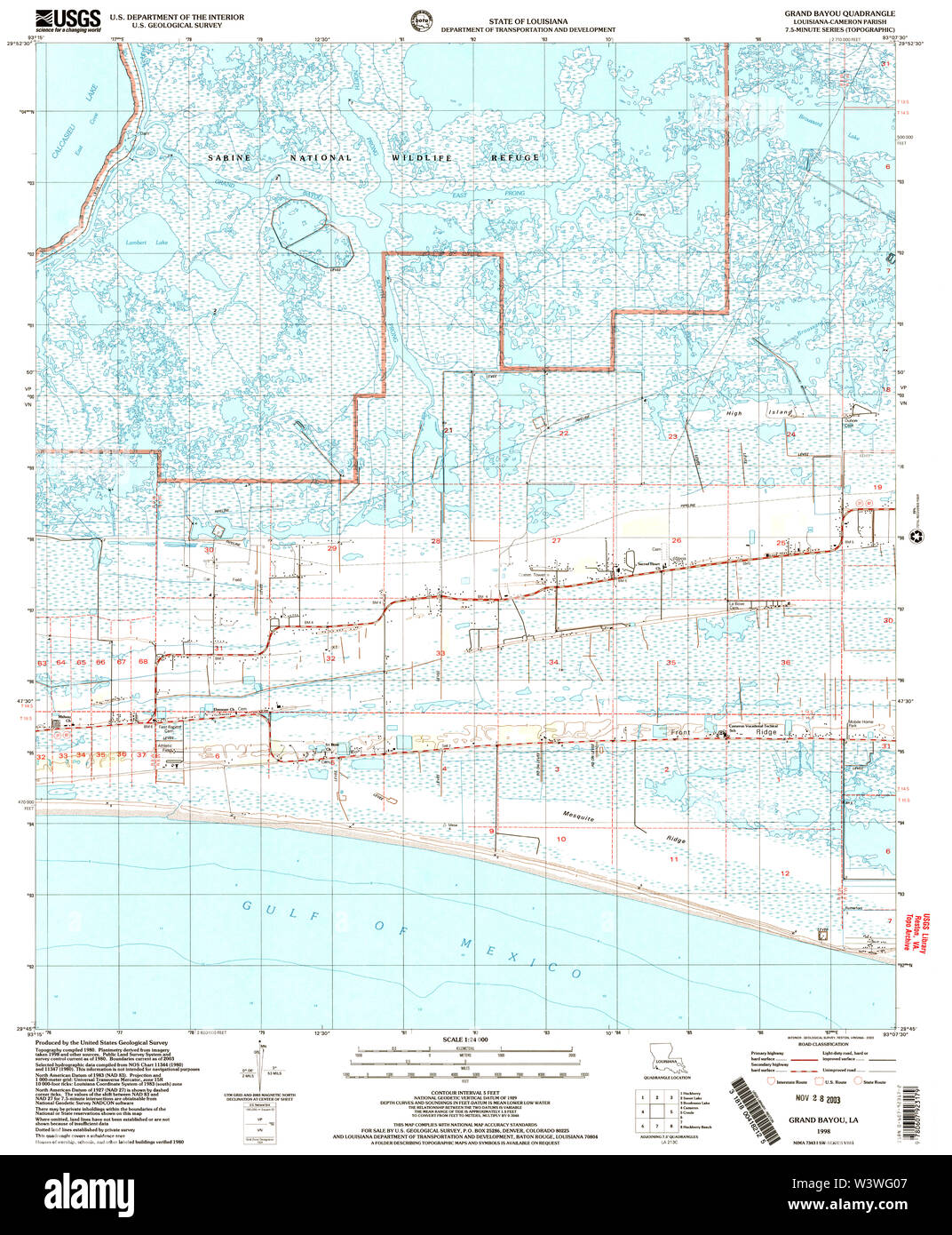 Map of grand bayou hi-res stock photography and images - Alamy
