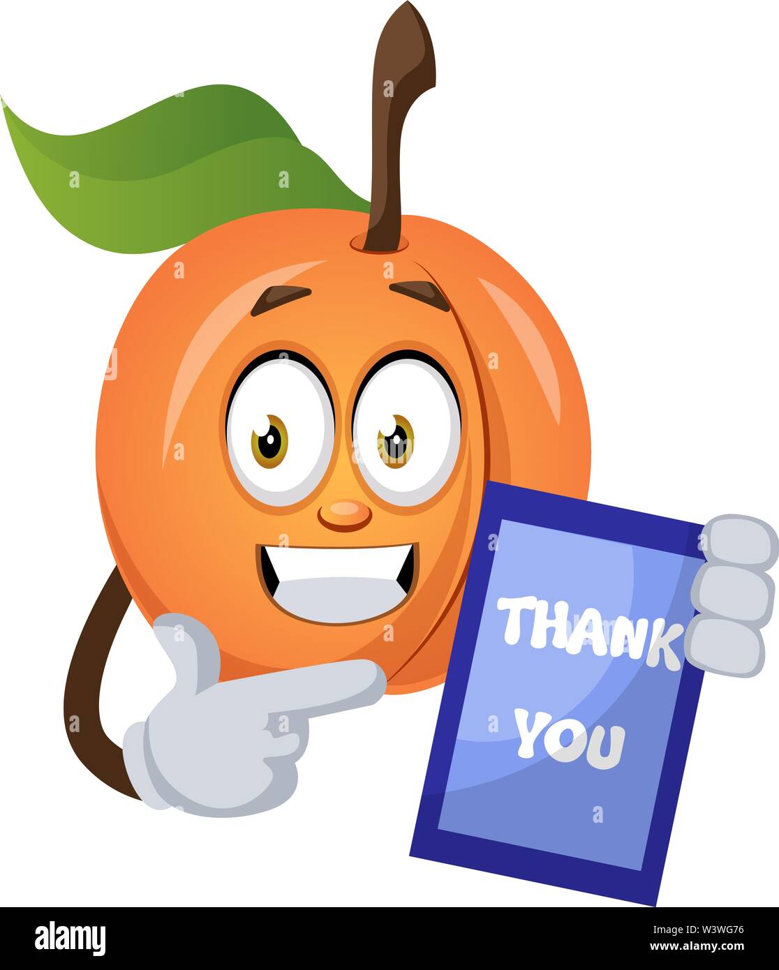 Thank green label on Stock Vector Images - Alamy