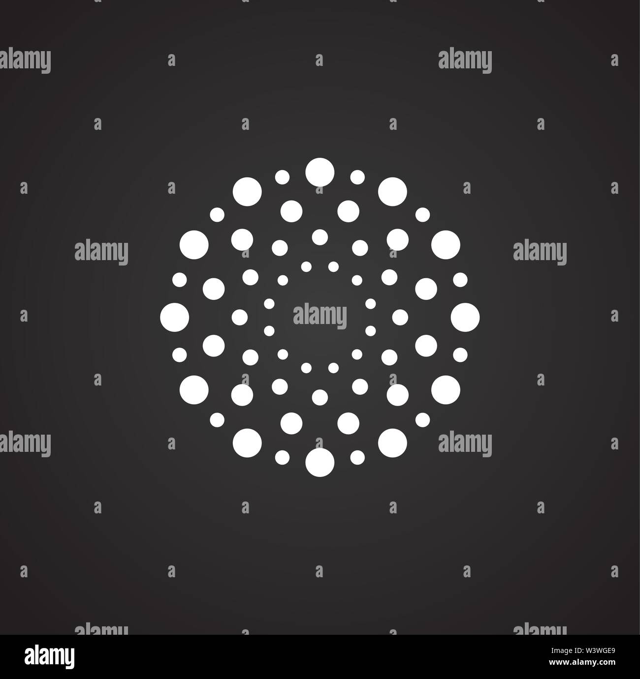 Firework related icon on background for graphic and web design. Simple ...