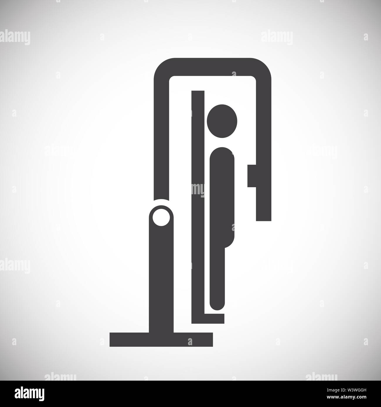 Human scanning related icon on background for graphic and web design ...
