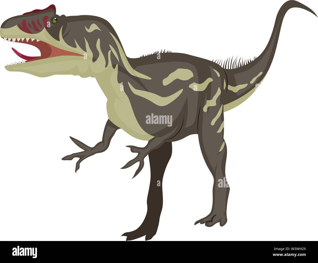 Allosaurus cartoon Stock Vector Images - Alamy